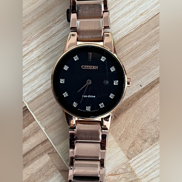 Citizen | Accessories | Citizen Ecodrive Ladies Watch Diamonds Black ...